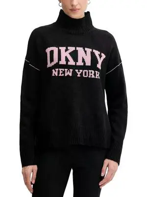 Dkny Roll-neck Sweater - Black