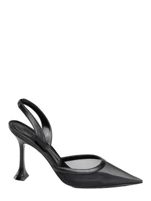 BRITT NETTA 95mm Esme Slingback Pumps - Black