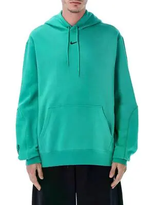 Nike Logo Detail Hoodie - Green