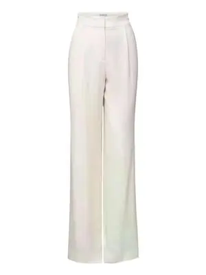 Veronica Beard Robinne Pleated Trousers Neutrals