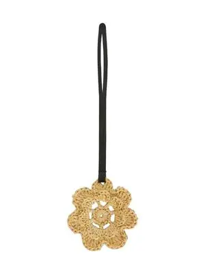 JIL SANDER Flower Bag Charm - Neutrals