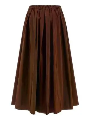Max Mara Bruno Flared Skirt - Brown
