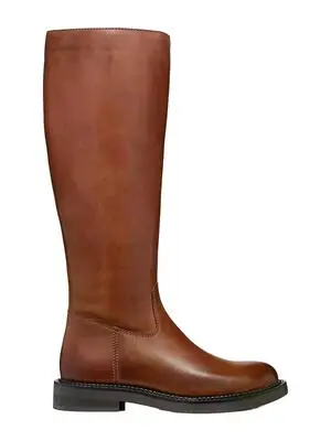 Geox Serilda Leather Boots - Brown