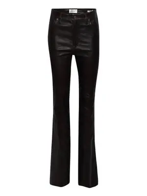 FRAME The Leather Reboot Pants - Brown