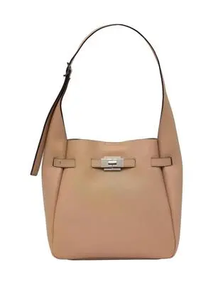 Dkny Buckle-detail Tote Bag - Brown