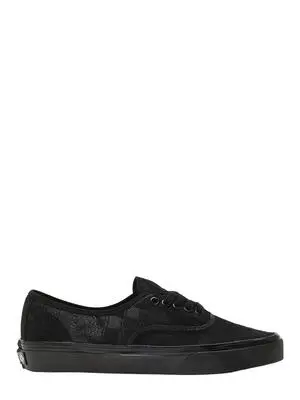 VANS Heritage Checkered Lace Authentic Sneakers - Black