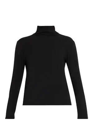 Vince Essential Long-sleeve Turtleneck - Black