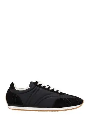 TOTEME Sport Monogram Quilted Low-top Sneakers - Black