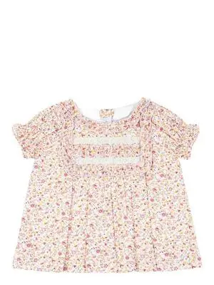 CUCLIE Floral Corduroy Set - Pink Multi