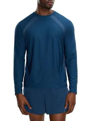 PELOTON Essential Jersey Rib Long Sleeve - Marine Navy