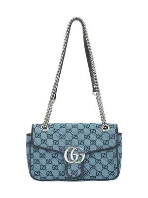 Gucci Gg Marmont Shoulder Bag - Blue