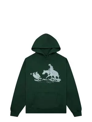 ONE OF THESE DAYS Drifting Back Hooded Sweatshirt - Green