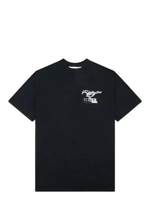 ONE OF THESE DAYS Mustang Cross T-shirt - Black