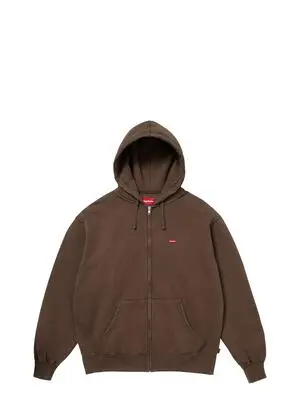 Supreme Hooded Zip-up Sweatshirt - Brown
