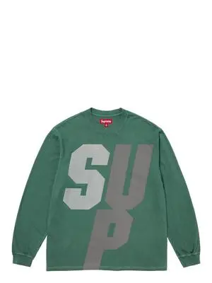 Supreme Reflective Long-sleeve Top - Green