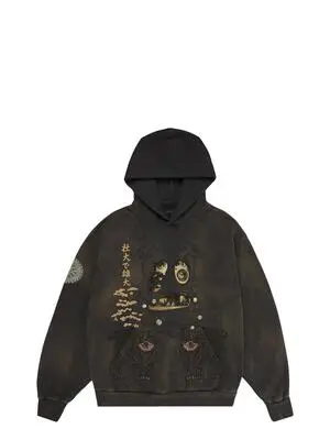 CACTUS JACK BY TRAVIS SCOTT X Takashi Murakami Hollow Hoodie - Brown