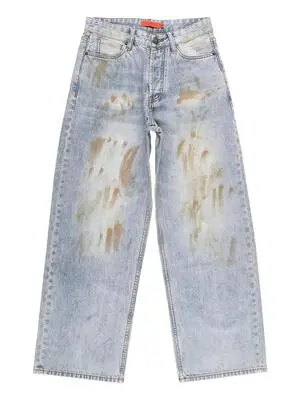 XHIBITION Van Aken 'rustbelt Waxed' Jean - Blue