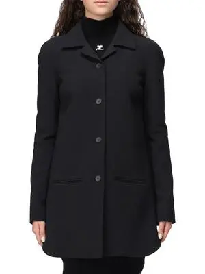 COURREGES Tailored Coat - Black
