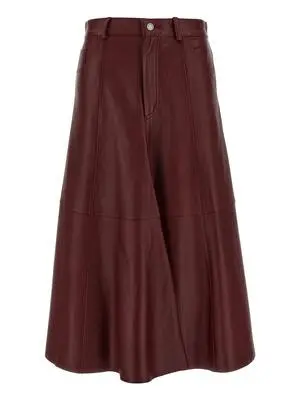 HAIKURE Skirt Burgundy