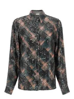 Dries Van Noten Printed Shirt - Green