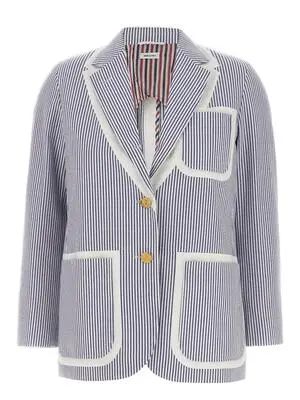 Thom Browne Striped Jacket - Multicolor
