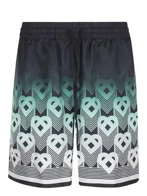 Casablanca Printed Shorts - Green
