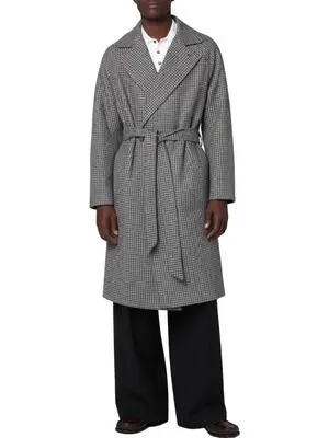 Tagliatore Belted Overcoat - Beige