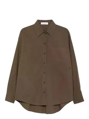 THE FRANKIE SHOP Button-down Shirt With Chest Pocket - Green