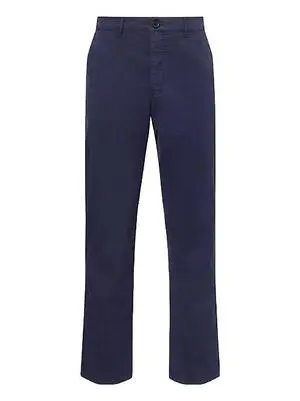 Paul Smith Tapered-leg Chino Stretch-cotton Trousers - Blue