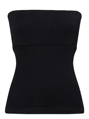 DJERF AVENUE Daily Tube Strapless Top - Black