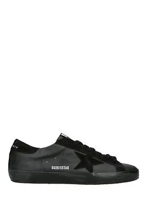 GOLDEN GOOSE Super Star Leather Trainers - Black