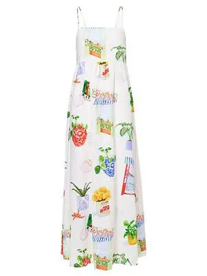 Seafolly La Boca Linen-blend Maxi Dress - Ecru