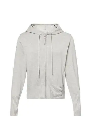 DJERF AVENUE Relaxed-fit Cotton-knit Hoodie - Light Grey
