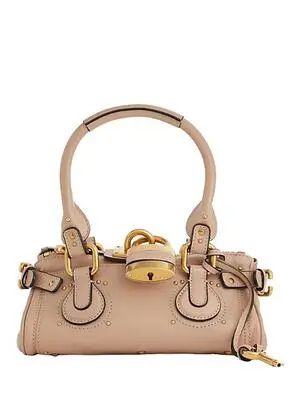 Chloé Paddington Small Leather Shoulder Bag - Earthy Pink