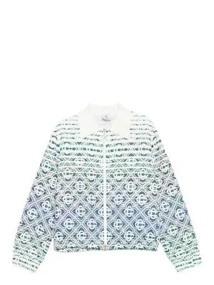 Casablanca Gradient-monogram Jacket - White