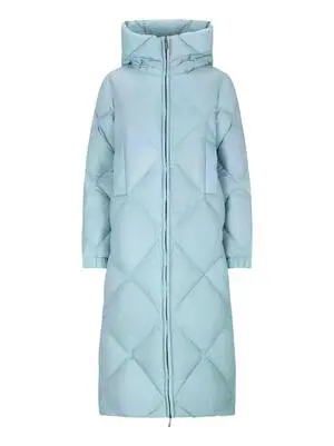 K-WAY Long Length Padded Coat - Blue