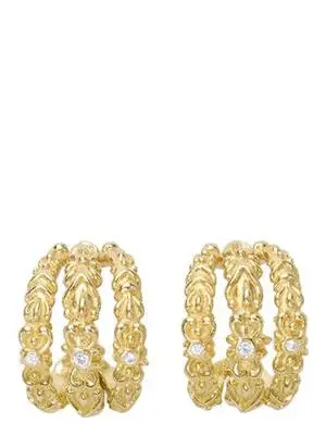 Ba&sh Perrine Zircon Earrings Gold