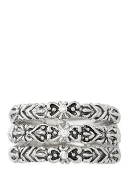 Ba&sh Prince Zircon Ring - Gray
