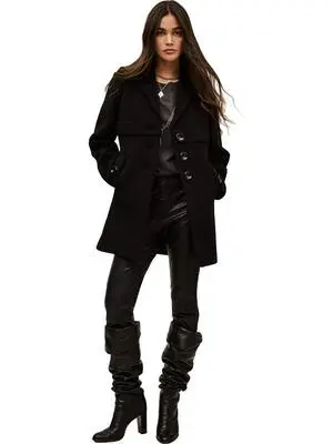 Ba&sh Thea Short Coat - Black