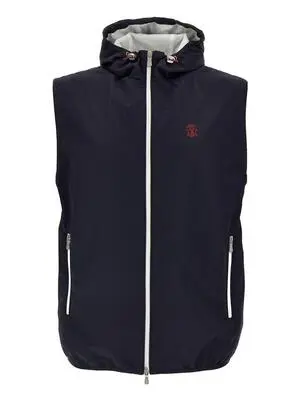 Brunello Cucinelli Water-Resistant Vest Blue