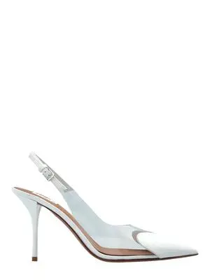 Alaïa High-heeled Slingback Pumps - White