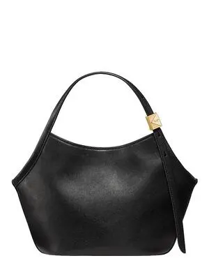 Kate Spade New York Deco Small Leather Tulip Tote - Black