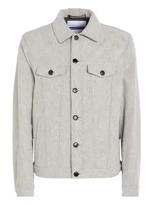 JACOB COHЁN Light Cotton-blend Jacket - Grey