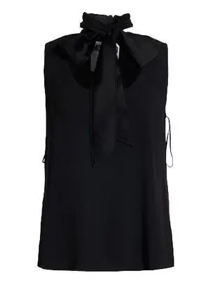 Moschino Cady Bow Blouse - Black