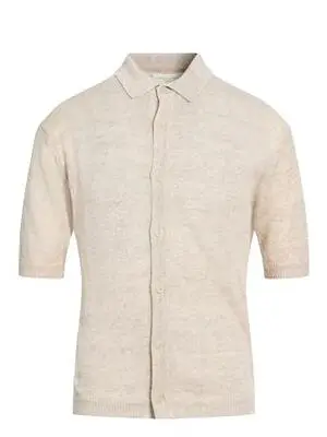 FILIPPO DE LAURENTIIS Linen And Silk Cardigan - Beige