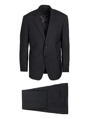 Emporio Armani G Line Suit Charcoal Size Wool - Grey