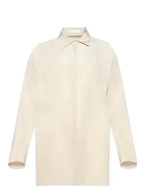 THE ROW Luka Silk Shirt - Yellow