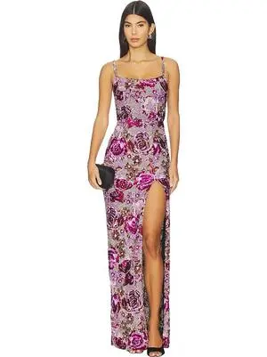 BRONX AND BRONCO Allegra Maxi Dress - Pink Multi