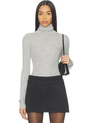 FAVORITE DAUGHTER Amelia Long Sleeve Top - Melange Grey