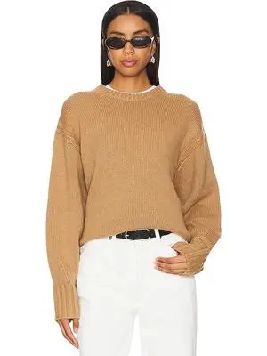 Guest In Residence Cozy Crew Sweater - Almond